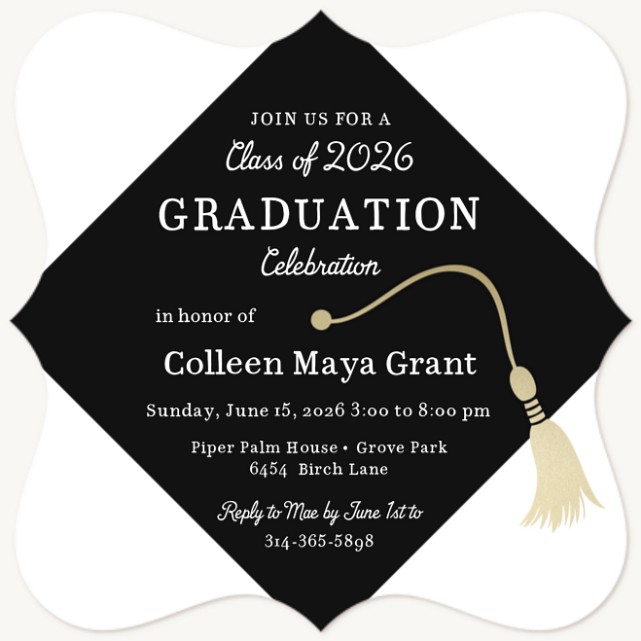 Decorated Cap | Graduation Cards