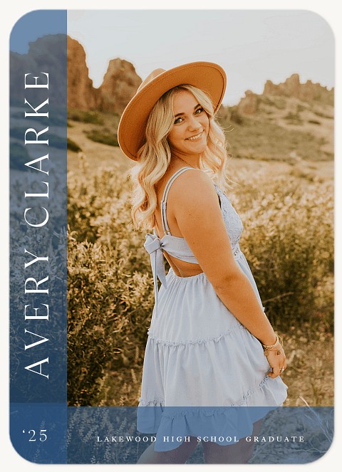 Corner Plaid | Graduation Cards