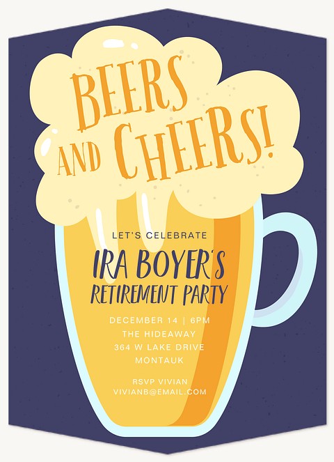 Celebratory Pint | Party Invitations