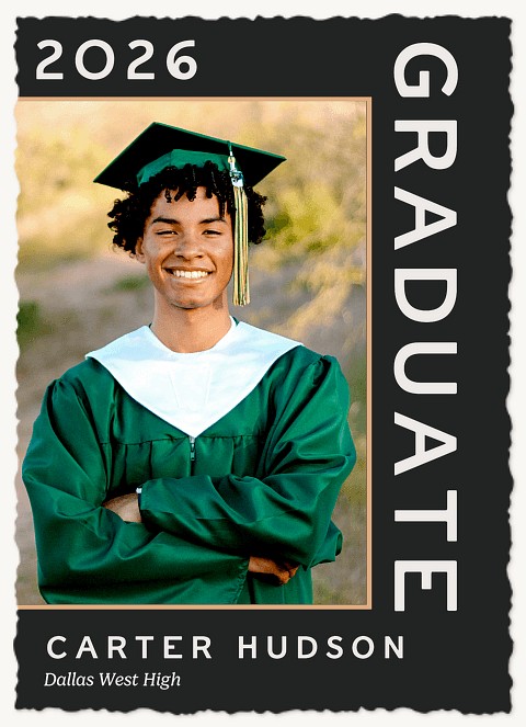 Sideways Sentiment | Graduation Invitations