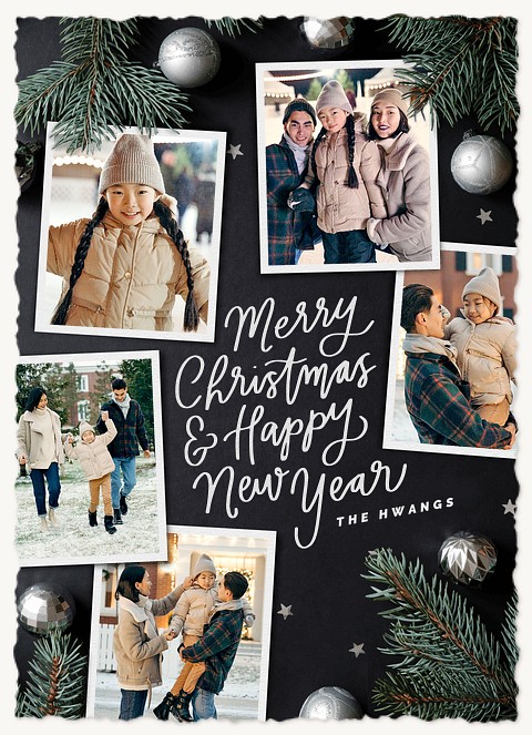 Rustic Collage | Photo Holiday Cards