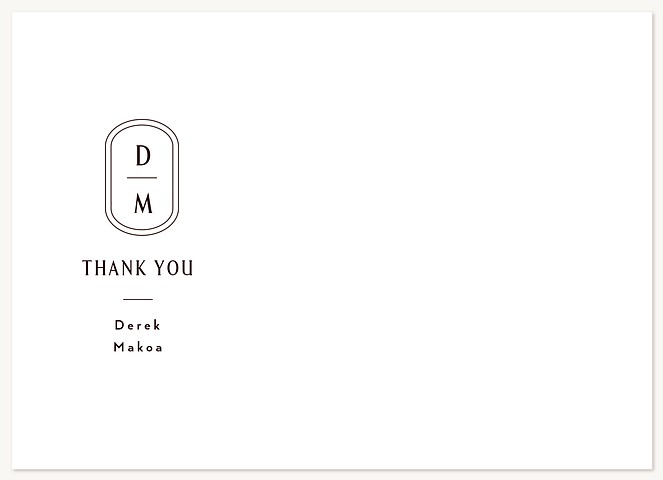 Elegant Emblem | Thank You Cards