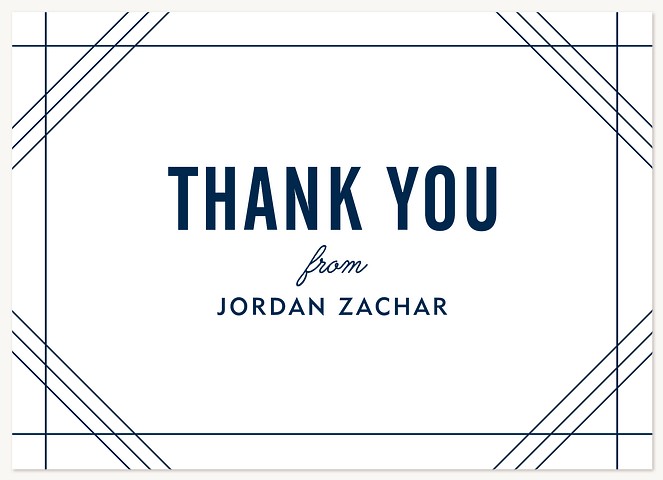 Classic Lines | Thank You Cards