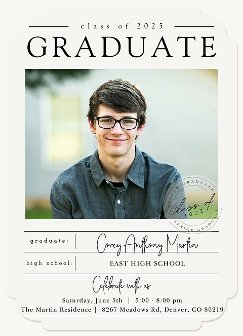 Good Form | Graduation Announcements