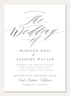 Classic Union | Wedding Invitations