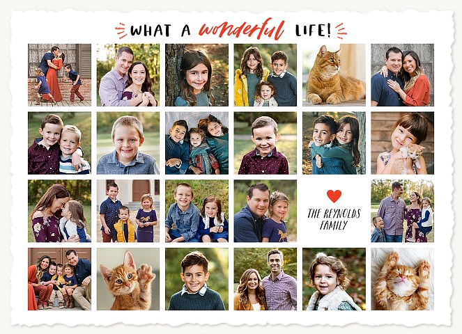 Life Collage | Photo Holiday Cards