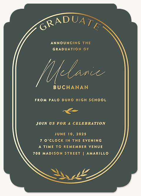 Classic Arch | Graduation Invitations