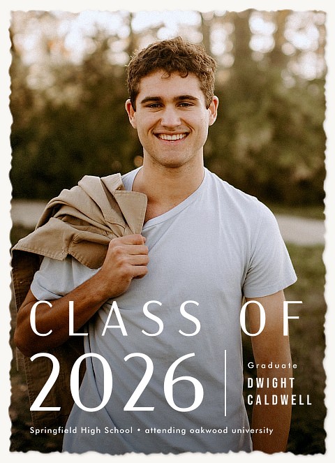 Minimalist Stack | Graduation Invitations