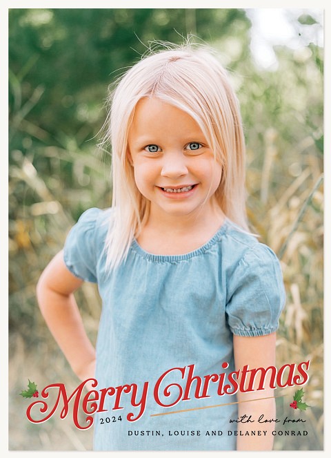 Sideways Greeting | Christmas Cards