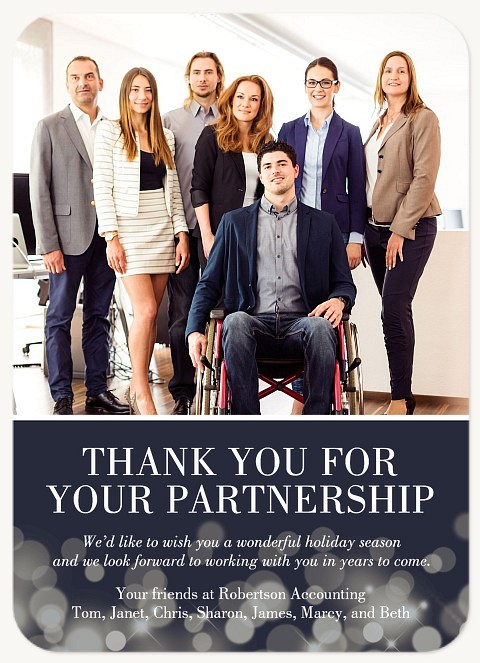 Great Partnership | Business Holiday Cards