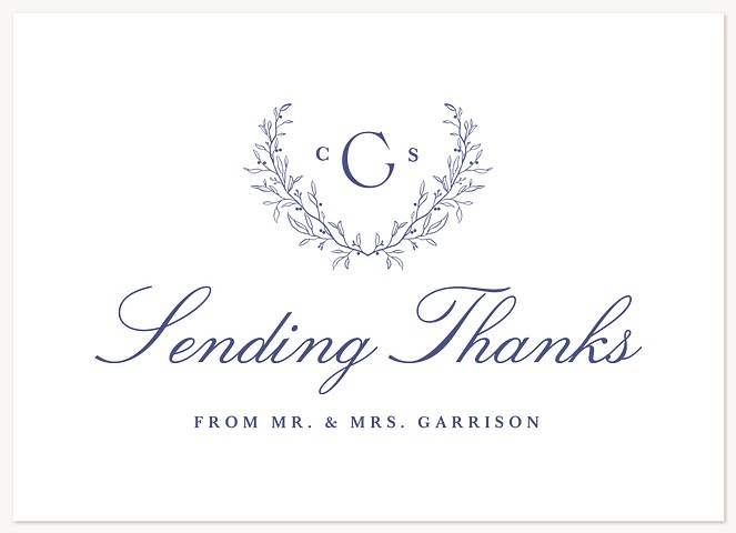 Simple Crest | Thank You Cards